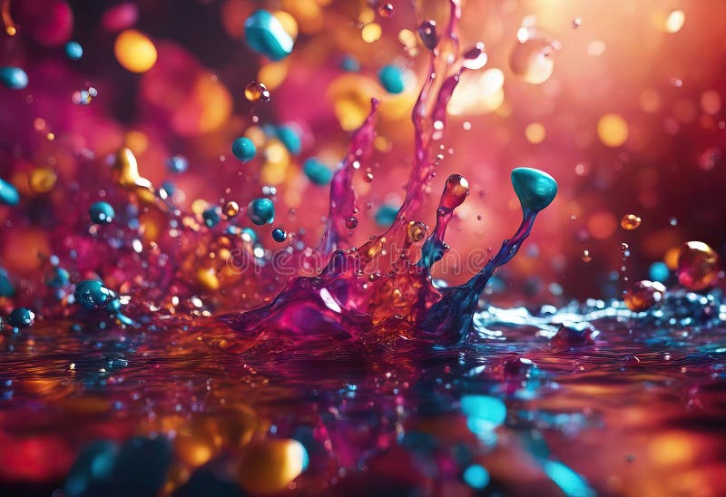 Multi Colored Fluid Ink Movement Background Stock VideoAbstract Liquid ...