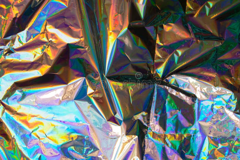 Multi-colored Foil As a Background Stock Image - Image of modern ...