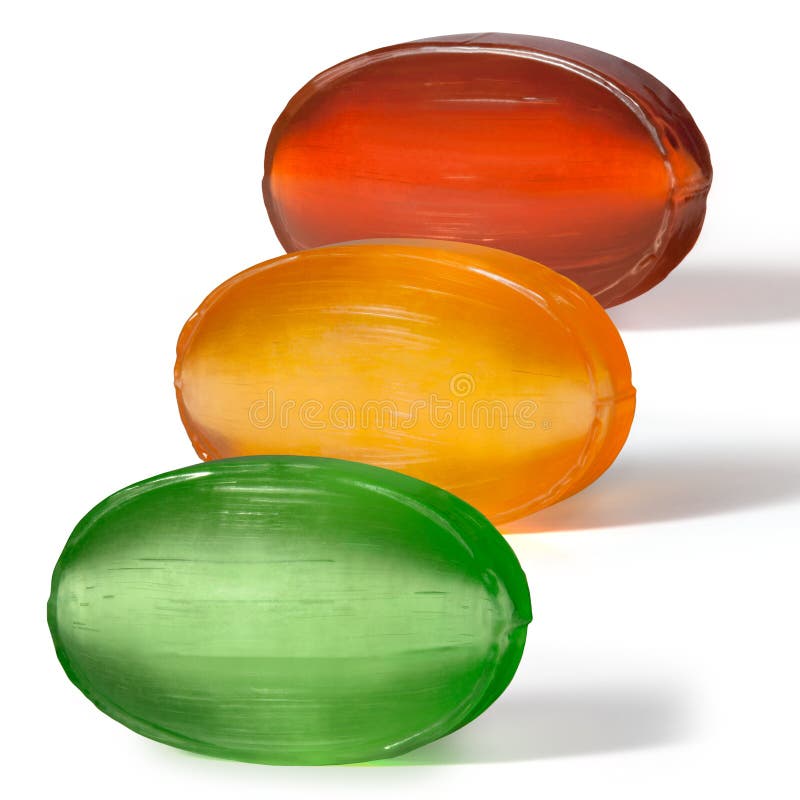 Multi Colored Fruit Caramel with Filling Stock Image - Image of ...