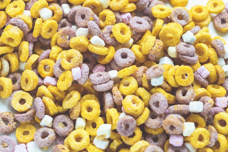 Multi Colored Fruit Loops Background Close Up Stock Photos - Free ...