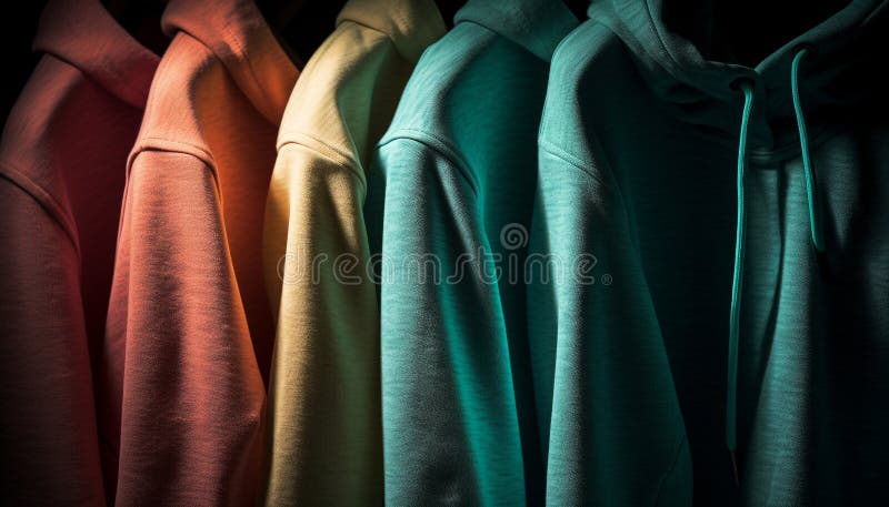 Multi Colored Garments in Boutique Collection for Men Generated by AI ...