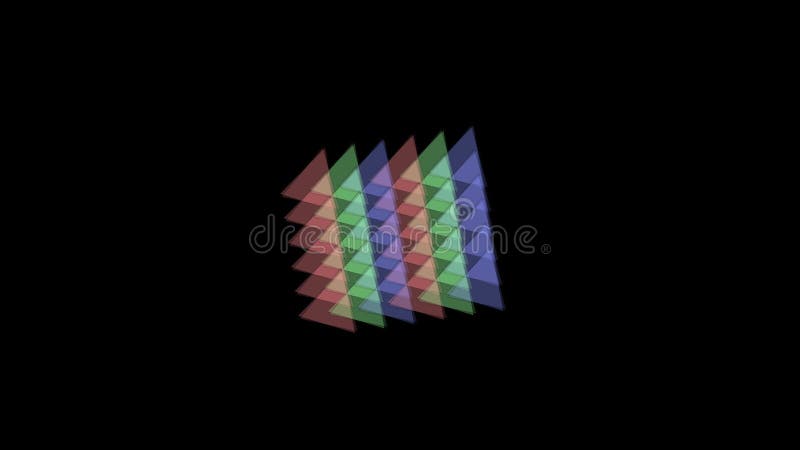 Multi-colored Geometric Shapes Arrows and Lines Directional Movement ...