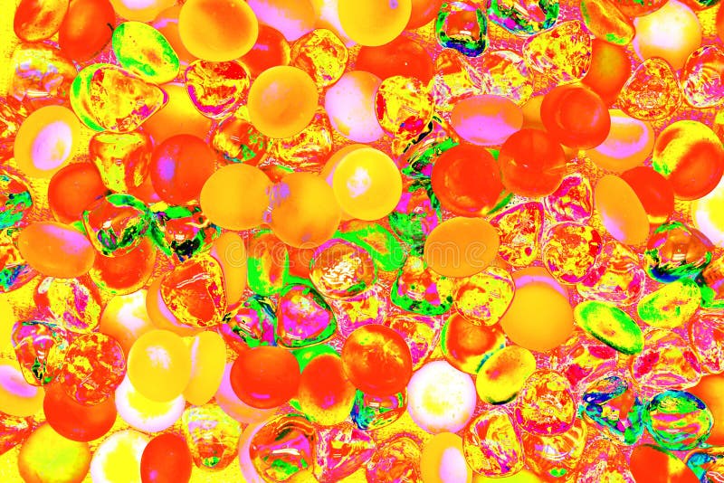 Multi Colored Glass Balls, Colorful Background, Changed Colors. Stock ...