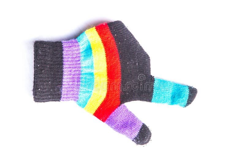 Multi-colored gloves stock photo. Image of colored, cold - 60927250