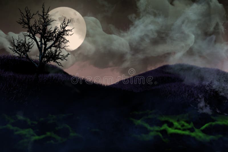 Multi Colored Haunting Dark Night Texture - Selective Focus Jack-o ...