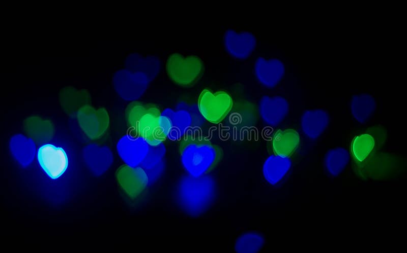 Multi-colored Heart Shaped Bokeh Stock Image - Image of bokeh ...