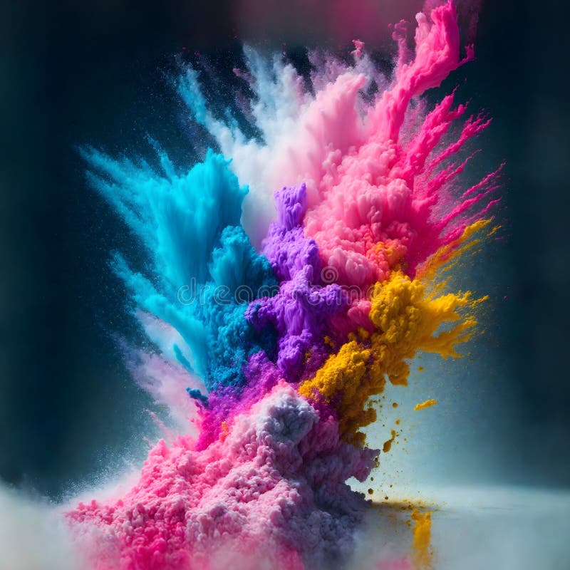 Explosive Holi Stock Illustrations – 361 Explosive Holi Stock ...