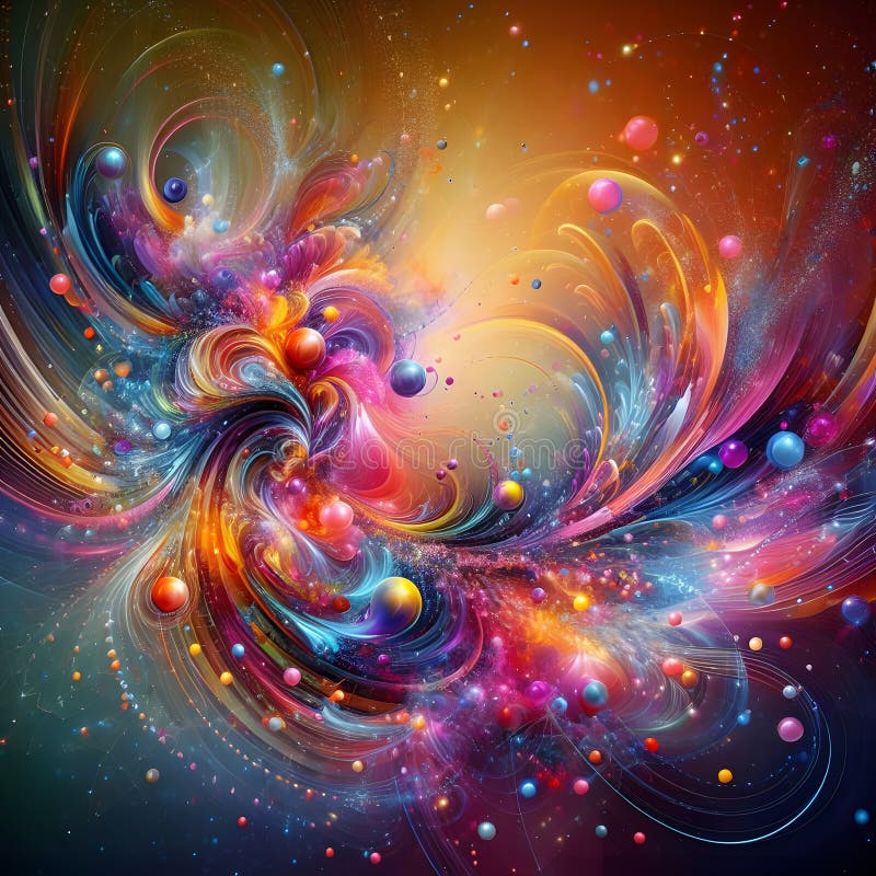 Multi Colored Ink Exploding in Abstract Underwater Motion Stock ...