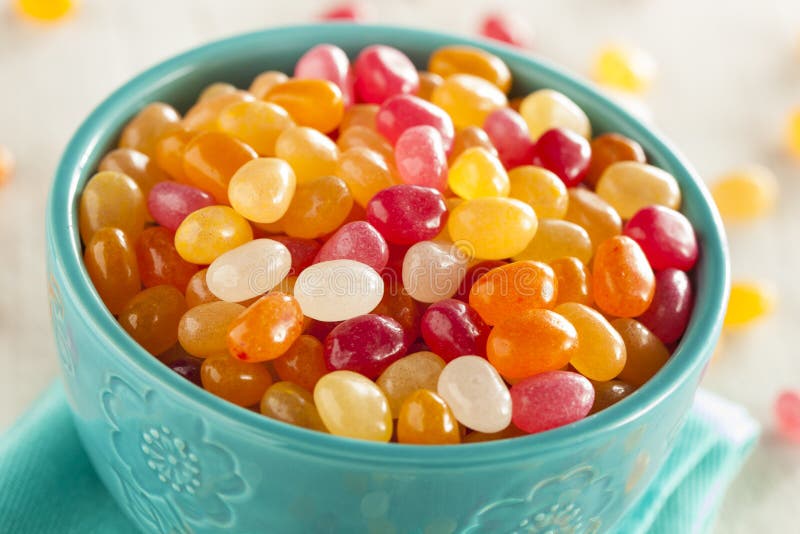 Multi Colored Jelly Bean Candy Stock Photo - Image of gummy, colorful ...