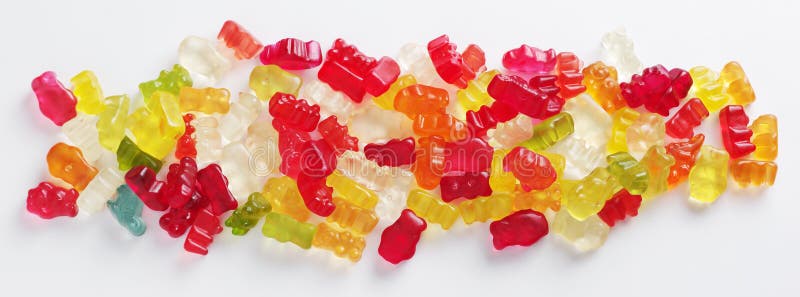 Multi colored jelly bears stock photo. Image of background - 375028172