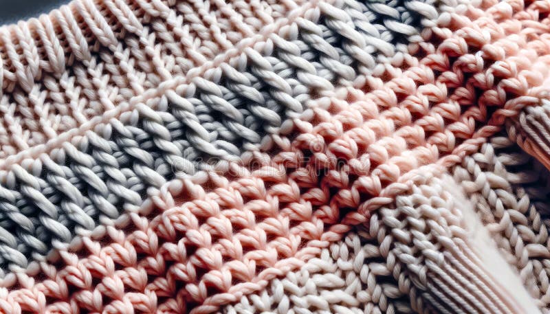 Multi Colored Knitted Fabric, Craft Product, Crochet, Texture Pattern ...