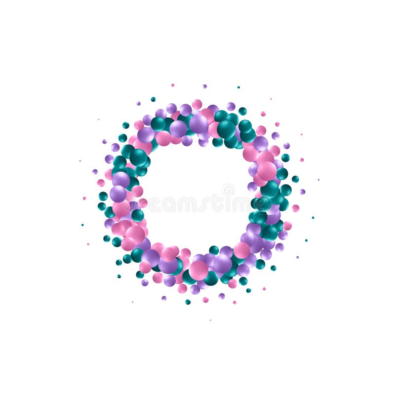 Multi-colored Layers. Abstract Background. Round Photo Frame. Eps 10 ...
