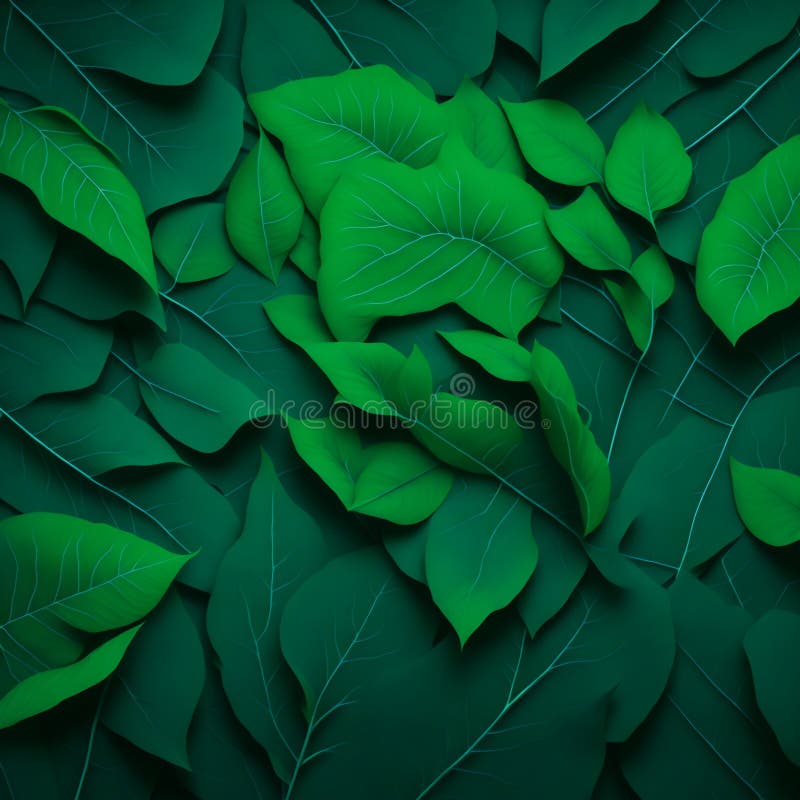 Multi Colored Leaf Background Tranquil Natural Textures for Eco Design ...