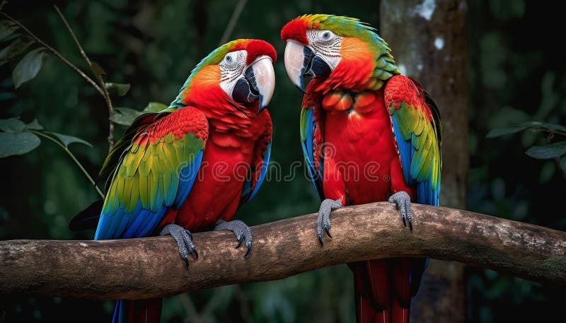 Macaw Perching Stock Illustrations – 845 Macaw Perching Stock ...