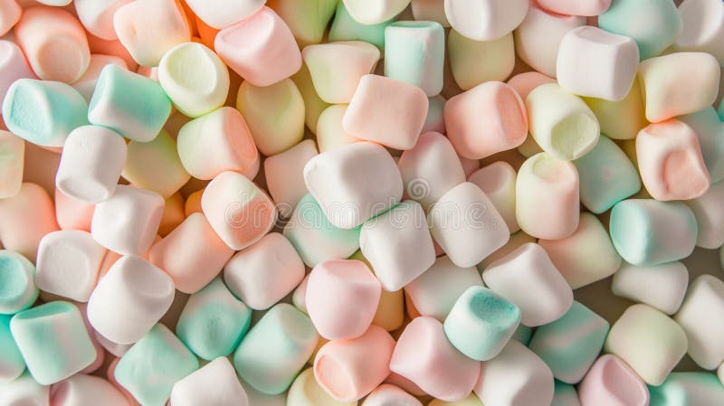 Multi-colored Marshmallows. Background or Texture of Colorful ...