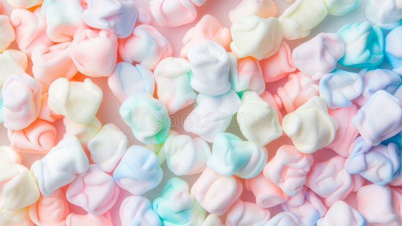Multi-colored Marshmallows. Background or Texture of Colorful ...
