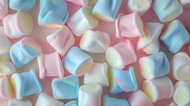 Multi-colored Marshmallows. Background or Texture of Colorful ...