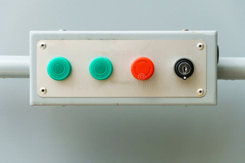 Multi-colored Mechanical Buttons and a Keyhole for Turning on the ...