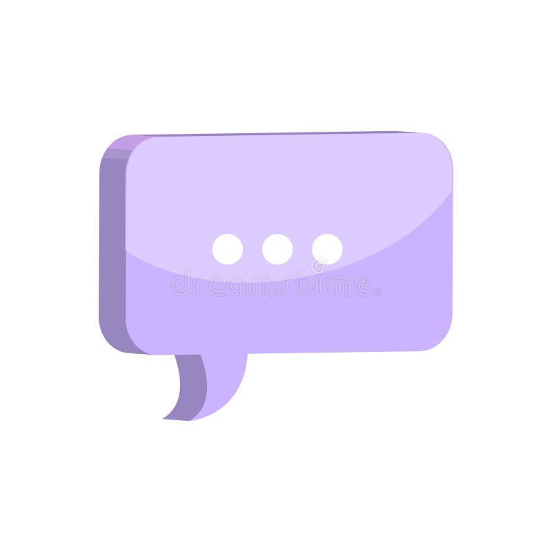 Multi-colored Message. Dialog, Chat Speech Bubble. Empty Speech Bubble ...