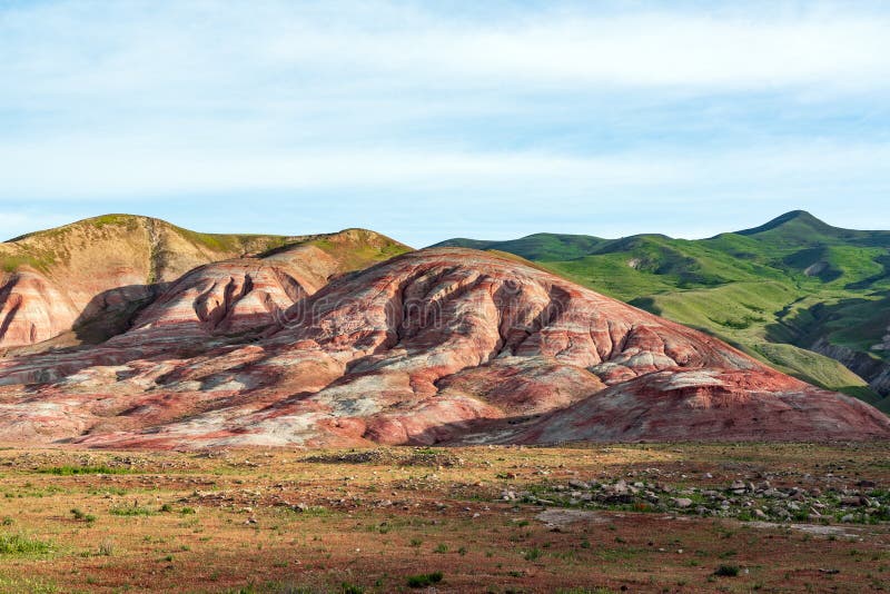 Multi Colored Natural Mountains Patterns Stock Photo - Image of ...