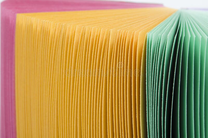 Multi-colored Pages stock photo. Image of mood, yellow - 44054768