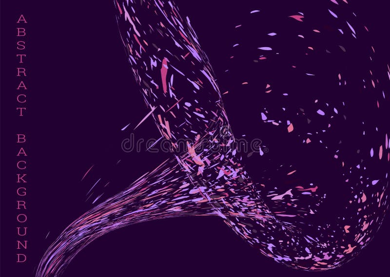 Multi-colored Paint Splashes, Strokes, Dust Particles, Litter Blown by ...