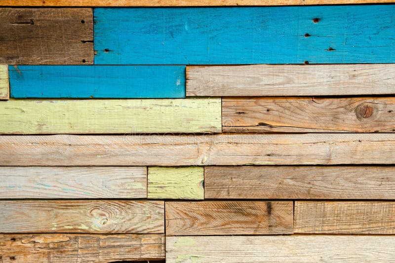 Multi-colored Painted Planks Texture for Background Stock Photo - Image ...
