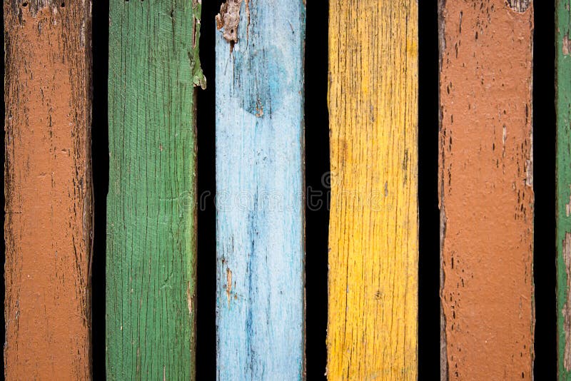 Multi Colored Painted Wood Background and Alternative Construction ...