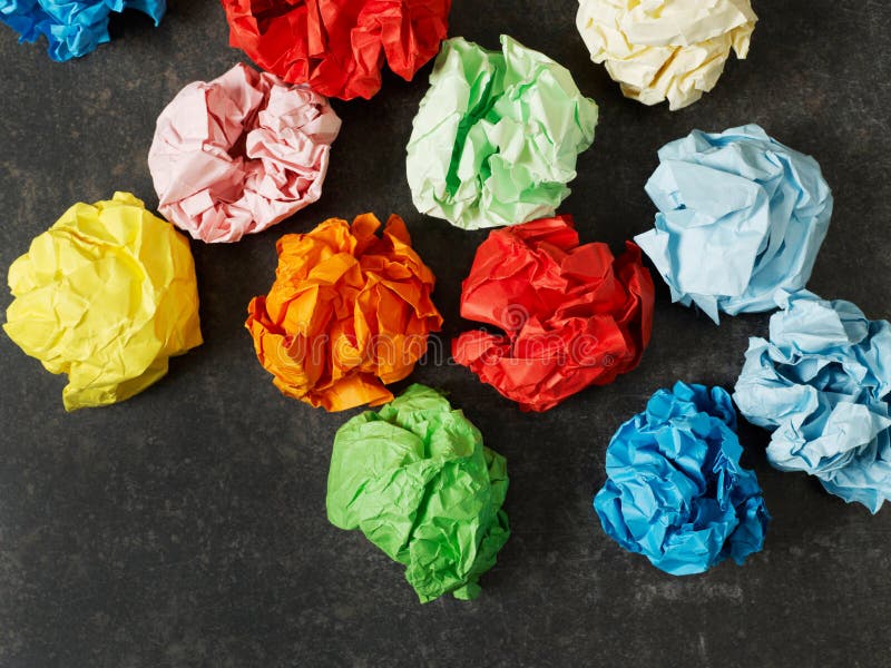 Crumpled paper stock photo. Image of isolated, empty - 50898762