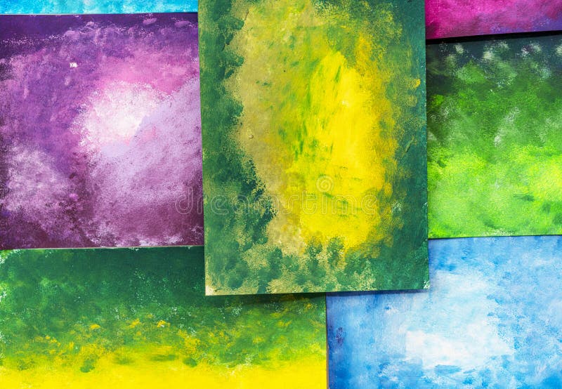 The Multi-colored Paper Patterns Stock Image - Image of backdrop ...