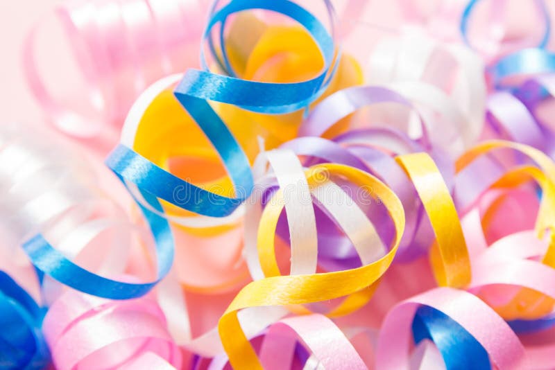 Colorful Party Streamers Banner Celebration Stock Photos - Download 474 ...