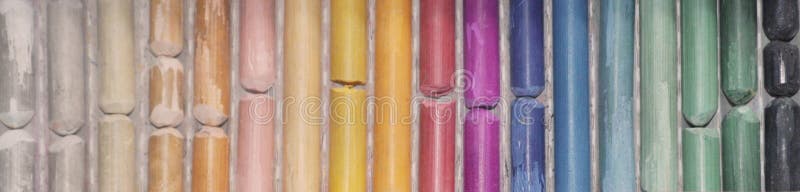Multi-colored Pastel . the Color Palette. Stock Photo - Image of colors ...