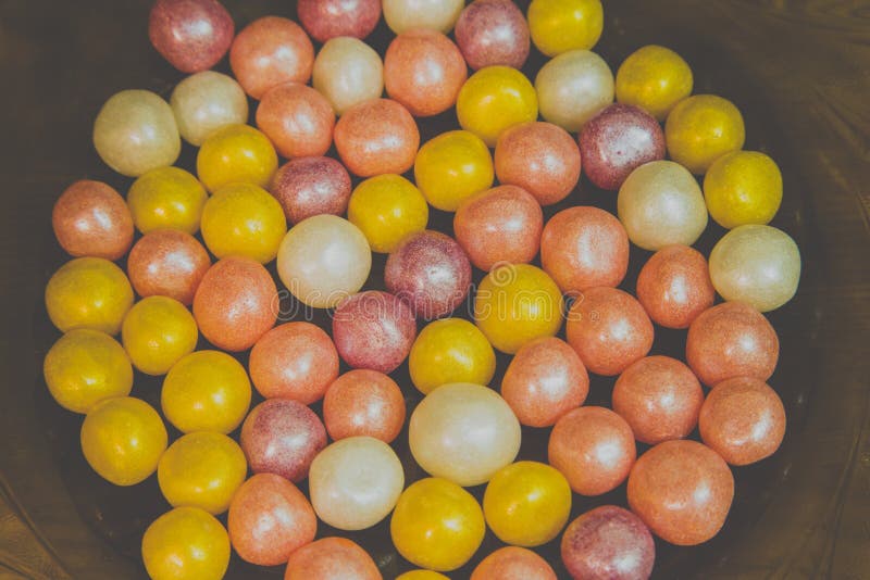 Multi-colored pearl candy stock image. Image of dessert - 144274627