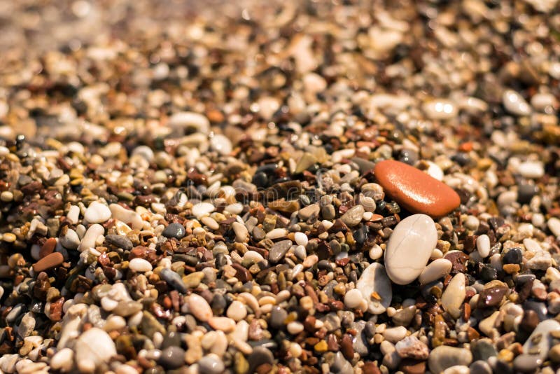 Multi-Colored Pebbles and Rocks Stock Photo - Image of extreme, colored ...