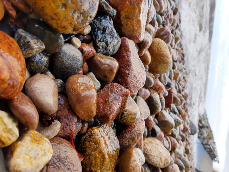 Multi-Colored Pebbles and Rocks Stock Photo - Image of frame, small ...