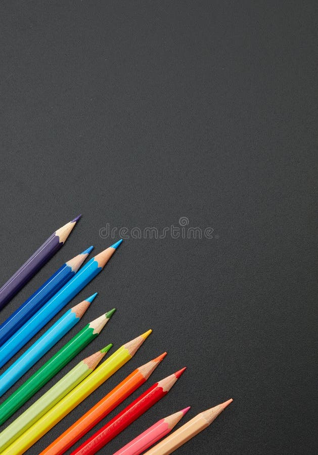 Sharp colored pencils stock photo. Image of instrument - 197140544