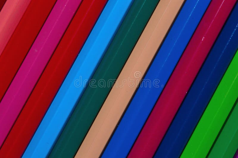 Multi-colored pencils stock image. Image of wallpaper - 188827901