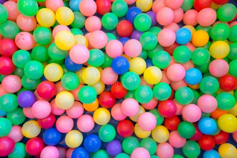 Multi Colored Plastic Balls Stock Image - Image of plastic, kids: 91114155