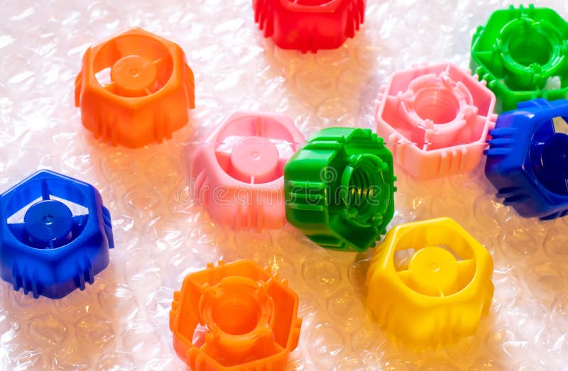 Plastic Row Covers Protecting Agricultural Crops In A Field Stock Photo ...