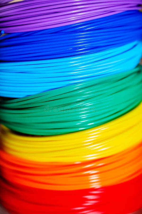 Multi-colored Plastic for Creativity in the Colors of the Rainbow ...