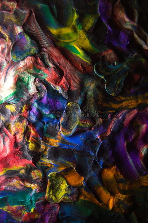 Multi-colored Plasticine Texture Stock Photo - Image of abstract ...