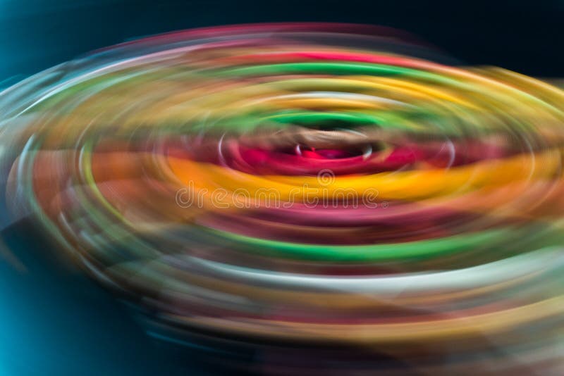 Multi-colored Plasticine Texture Swirl Photographed at Long Exposure ...