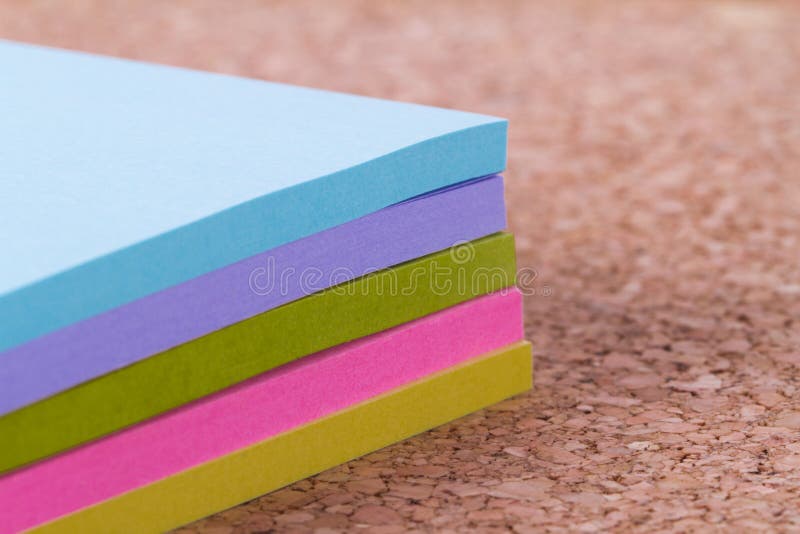 Multi Colored Post it Notes Stock Image - Image of adhesive ...