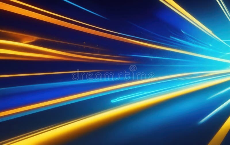 Multi-colored Rays of Light Stretching into the Distance Stock ...