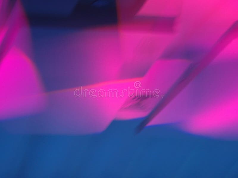 Multi-colored Reflections of Stage Lighting on the Ceiling of the Hall ...