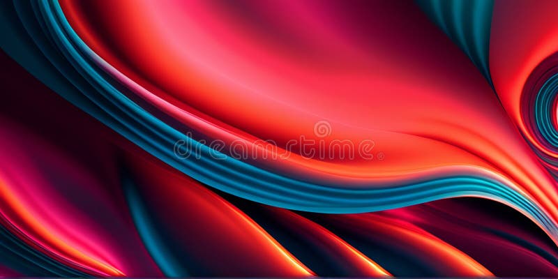 Multi Colored Ribbons for Background Stock Illustration - Illustration ...