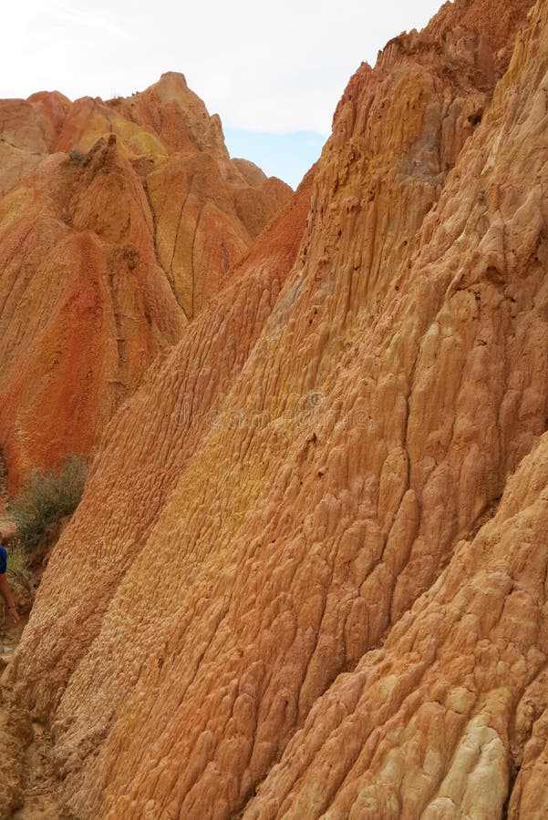 Multi-colored Rocks in the Steppes Stock Photo - Image of sand, clay ...