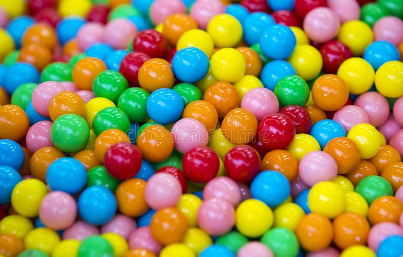 Multi-colored Round Sweet Candies Stock Image - Image of doces ...