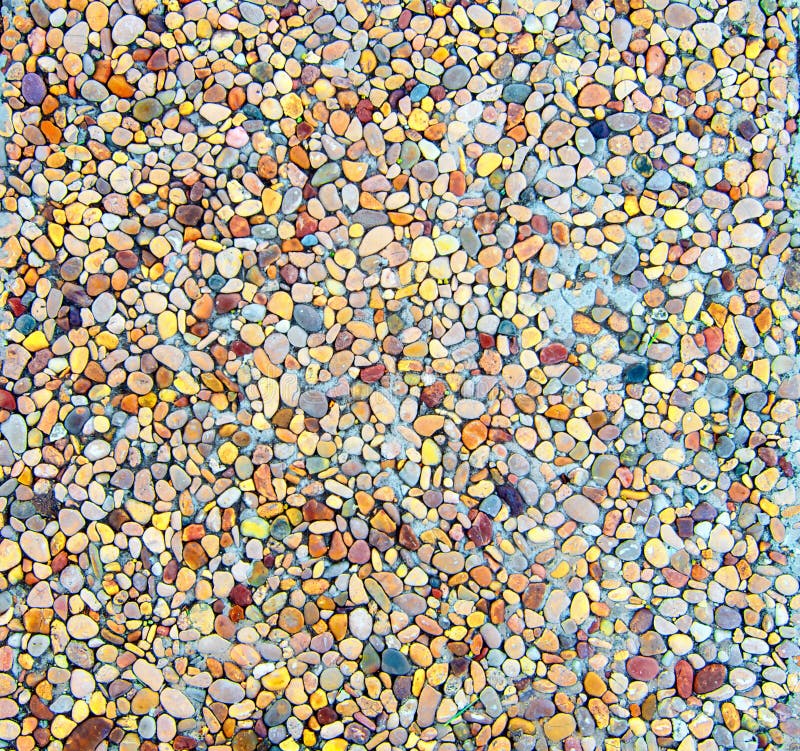 Multi Colored Rounded Pebbles Background Stock Image - Image of beige ...