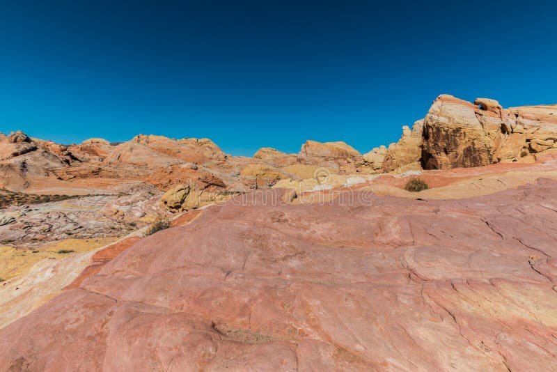 Multi Colored Sandstone Formations the Slick Rock Stock Photo - Image ...